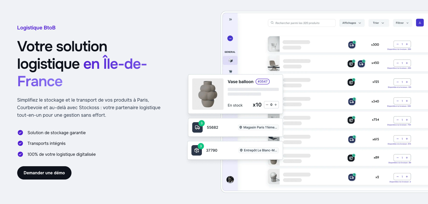 Stockoss: Votre Solution de logistique et stockage à Paris et en Île-de-France